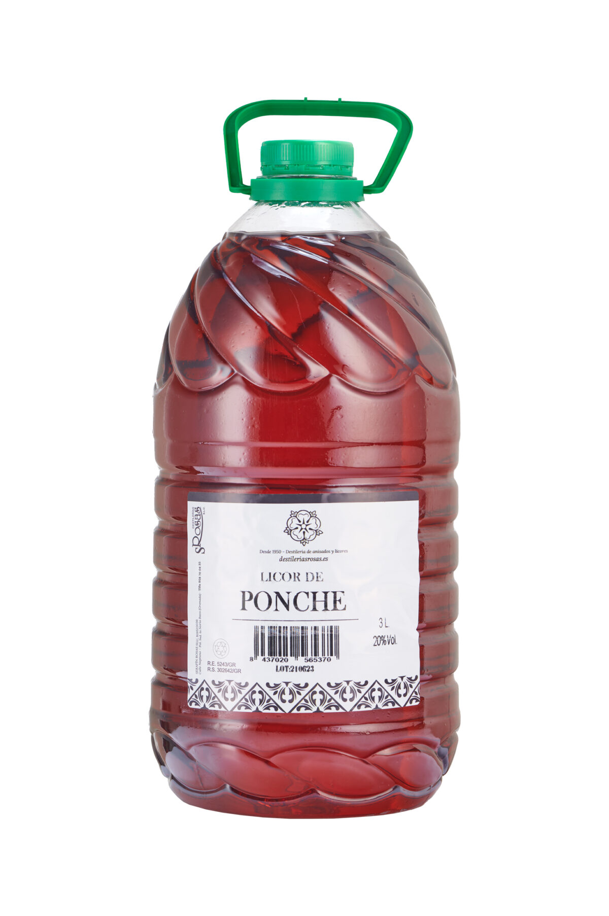 GARRAFA LICOR DE PONCHE | Destilerías Rosas